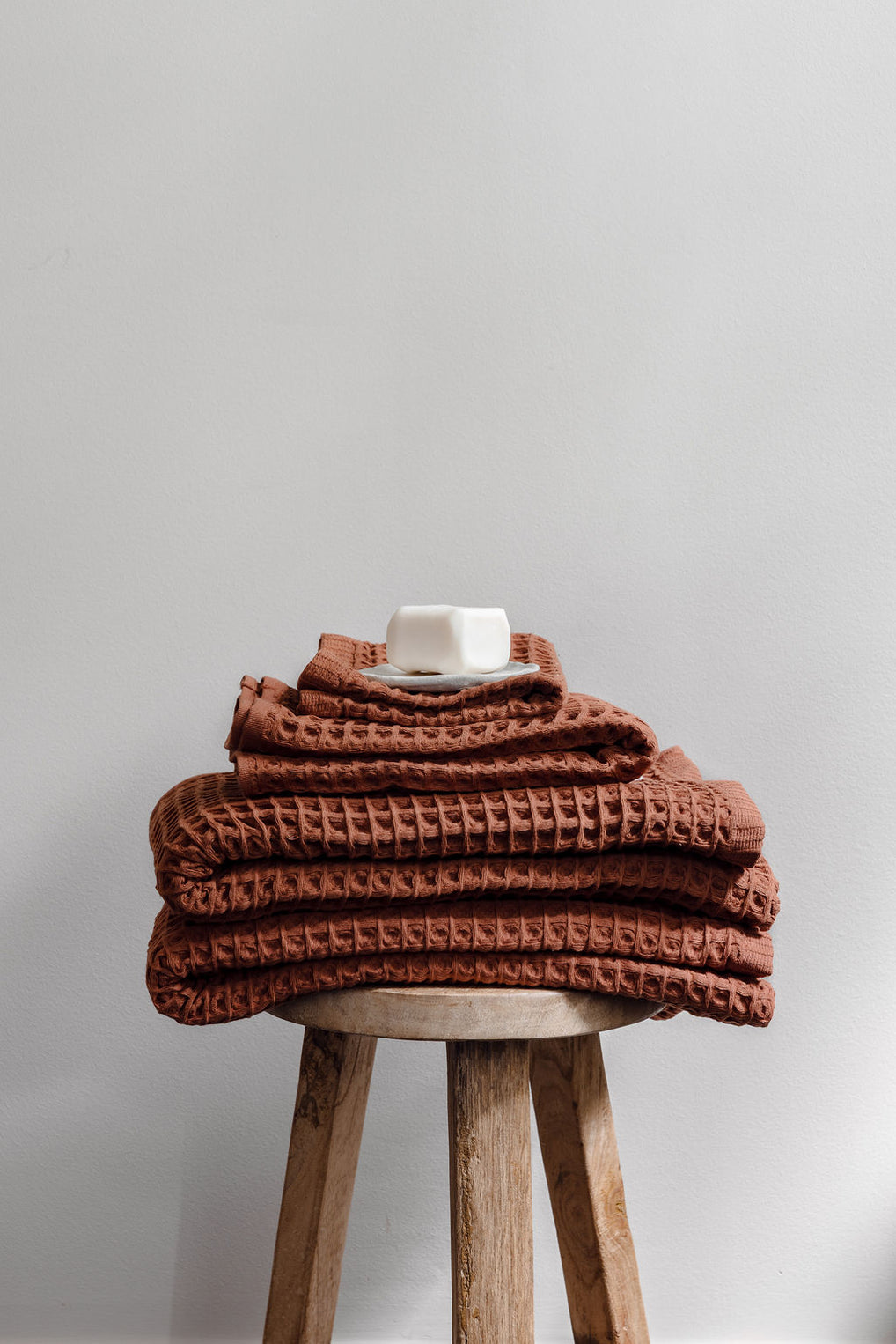 Brick Waffle Bathroom Set– Miss April Towels